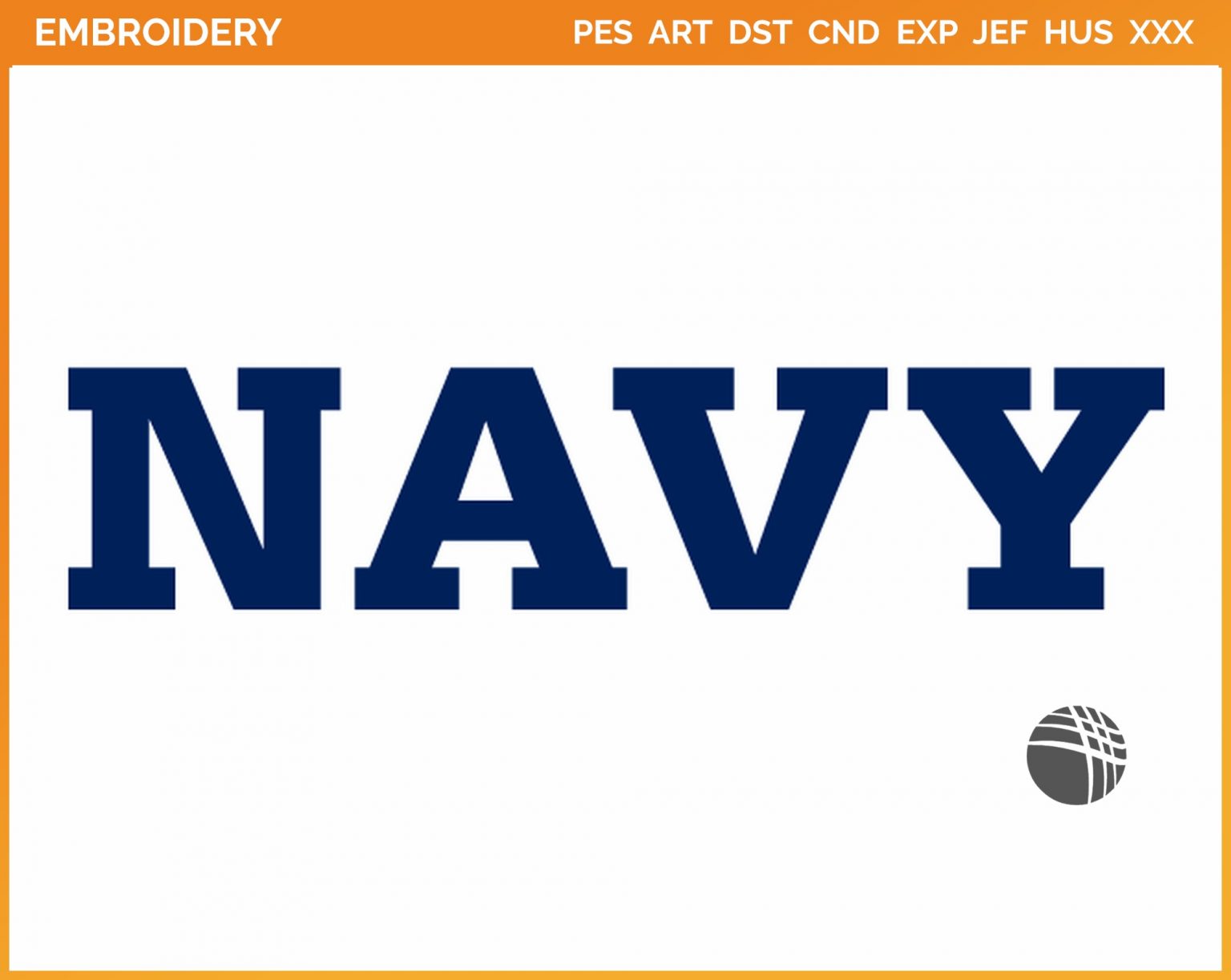 Navy Midshipmen - Wordmark Logo (1942) - College Sports Embroidery Logo ...