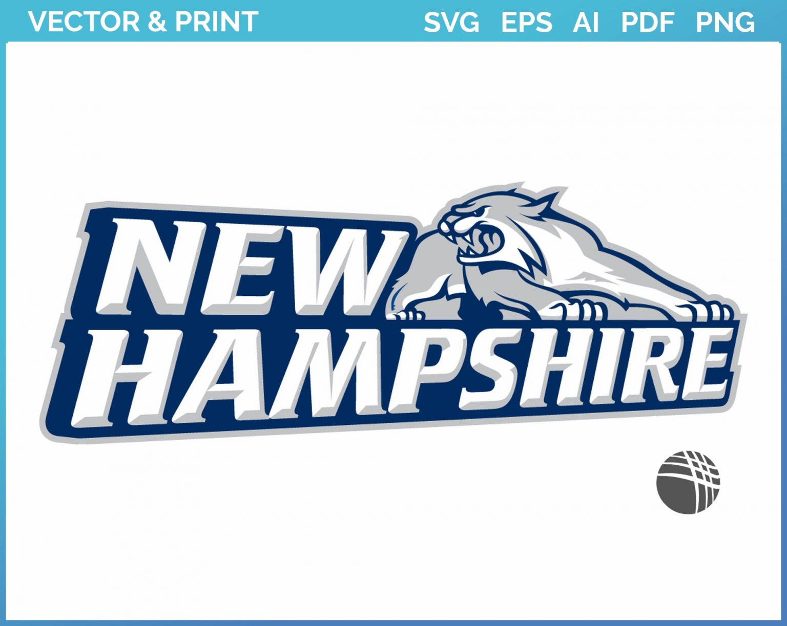 New Hampshire Wildcats - Alternate Logo (2000) - College Sports Vector ...