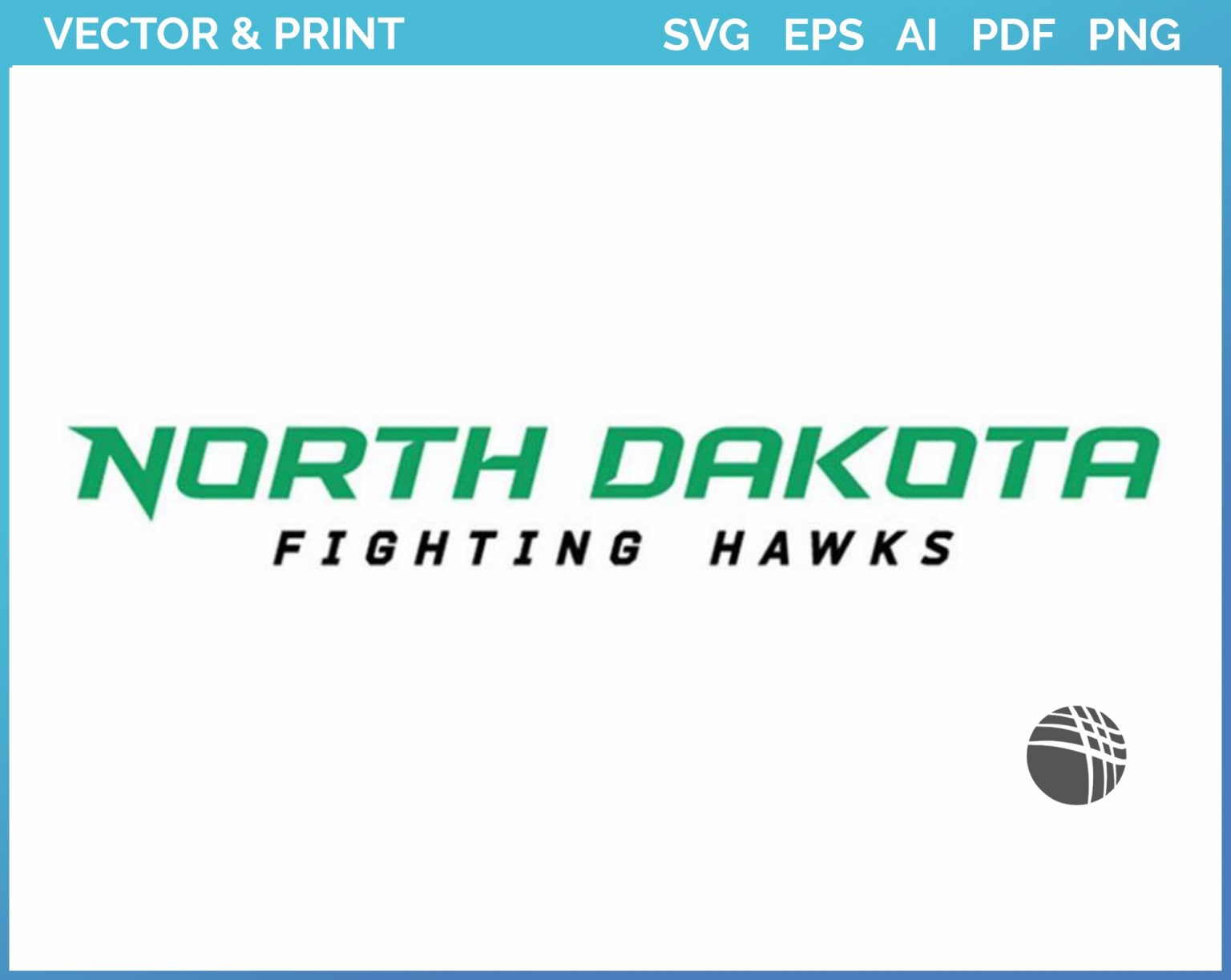 North Dakota Fighting Hawks - Wordmark Logo (2016) - College Sports ...