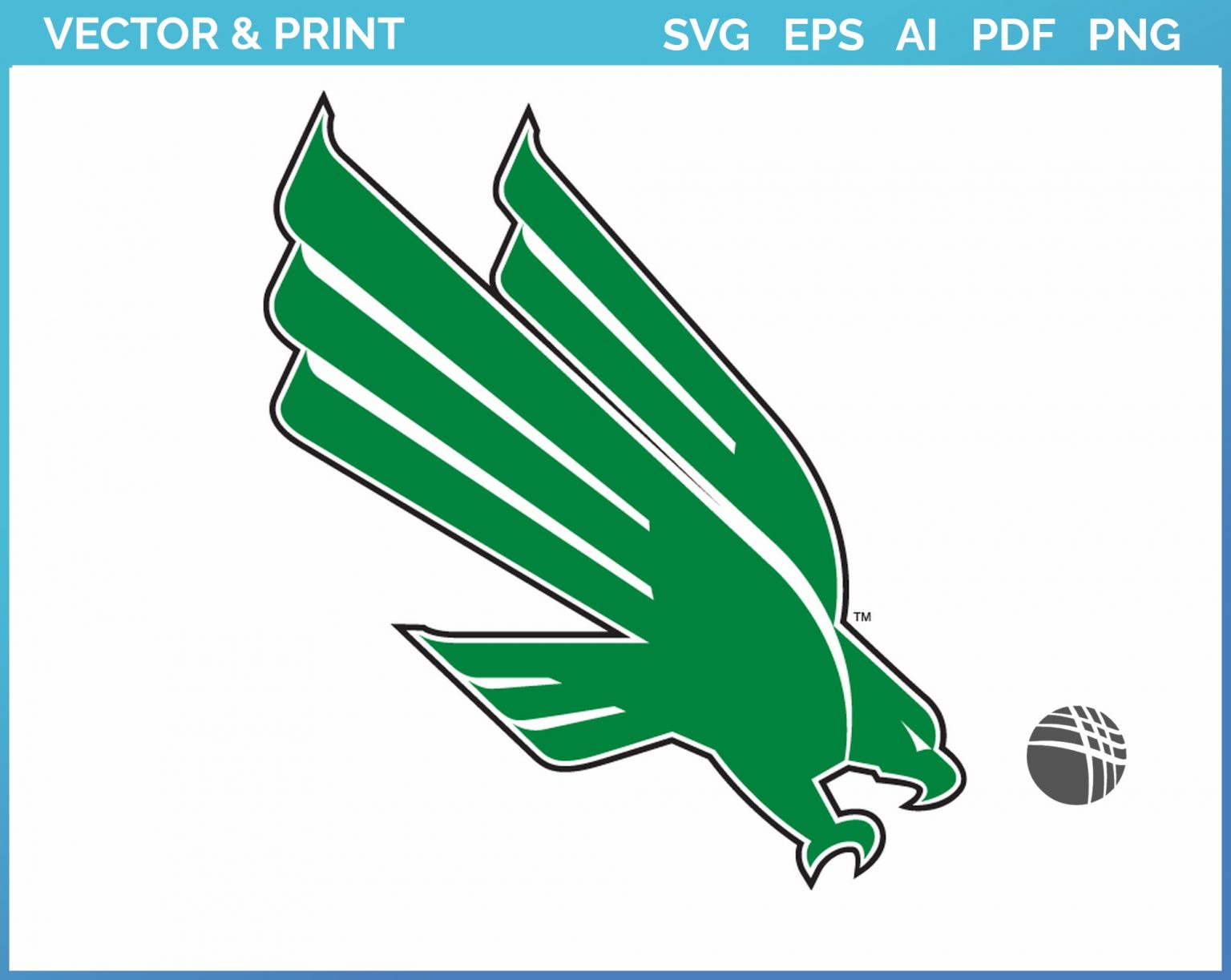 North Texas Mean Green - Alternate Logo (2005) - College Sports Vector ...