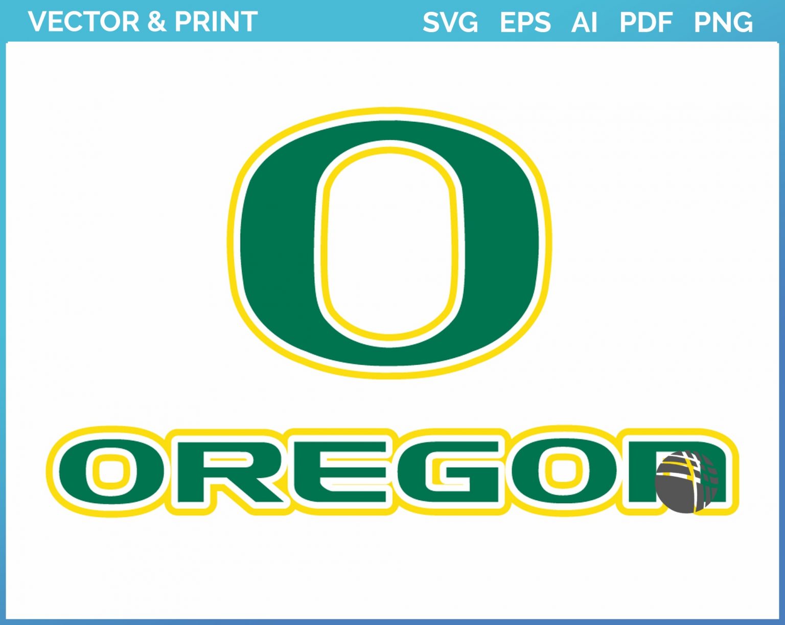 Oregon Ducks - Alternate Logo (1999) - College Sports Vector SVG Logo ...