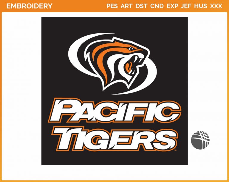 Pacific Tigers - Alternate Logo (1998) - College Sports Embroidery Logo ...