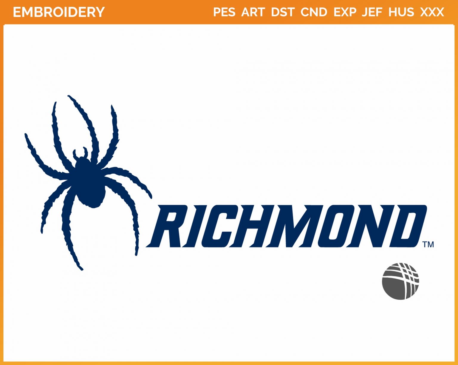 Richmond Spiders - Wordmark Logo (2002) - College Sports Embroidery ...