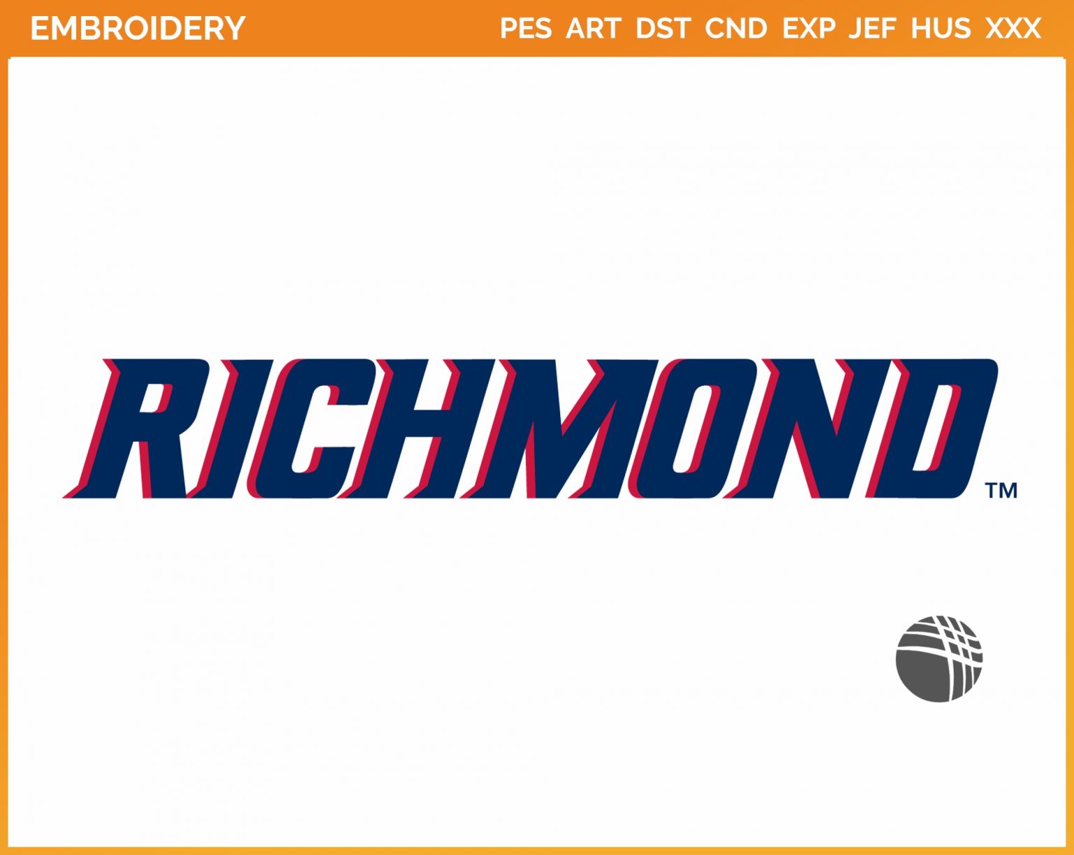 Richmond Spiders - Wordmark Logo (2002) - College Sports Embroidery ...