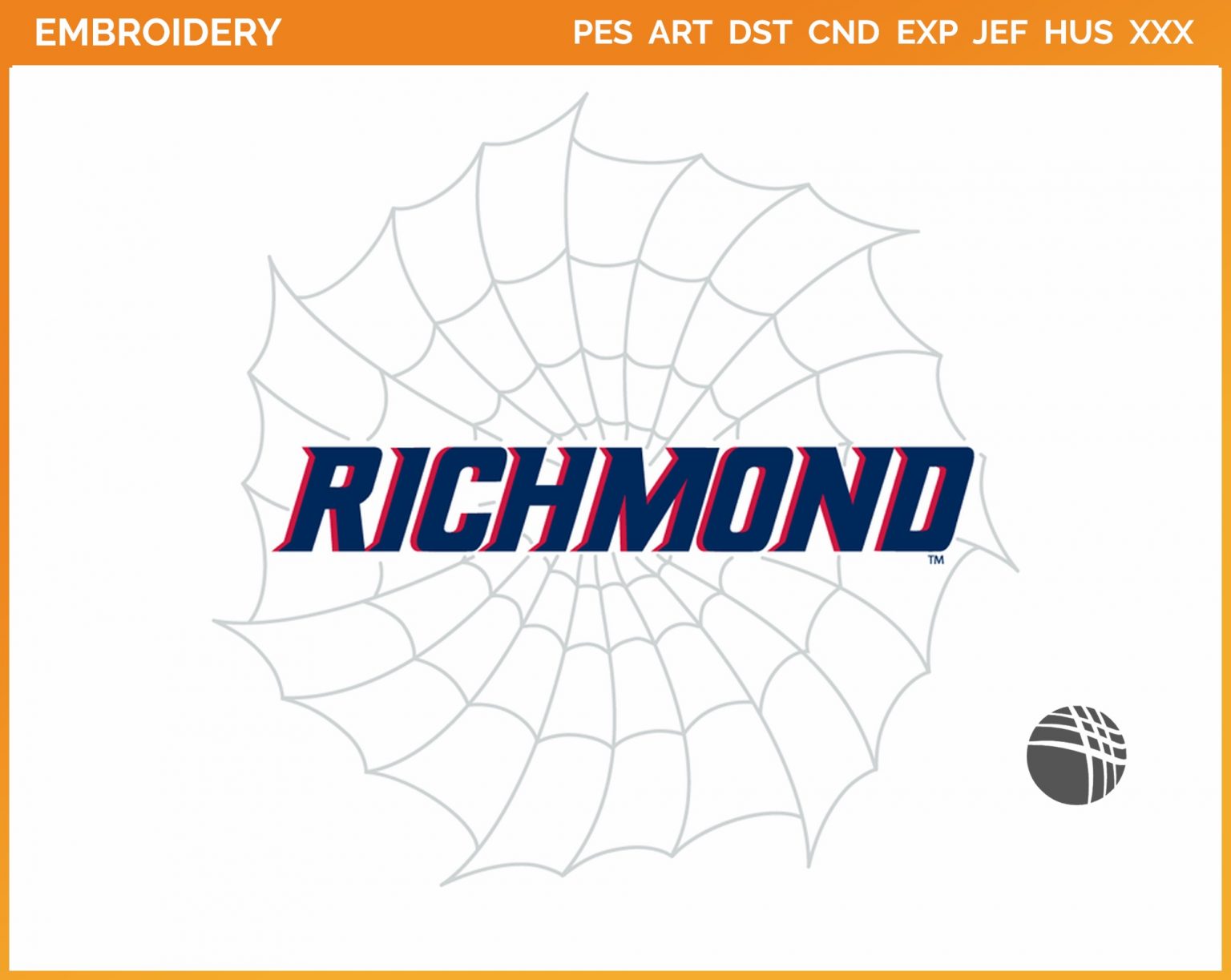Richmond Spiders - Wordmark Logo (2002) - College Sports Embroidery ...