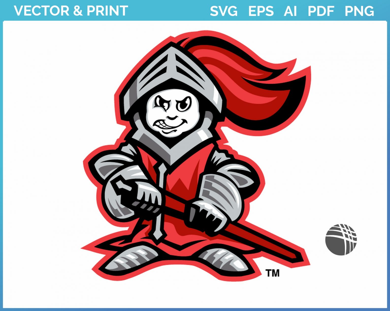 Rutgers Scarlet Knights - Mascot Logo (2004) - College Sports Vector ...