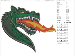 UAB Blazers - 2015, NCAA Division I (u-z), College Sports Embroidery ...