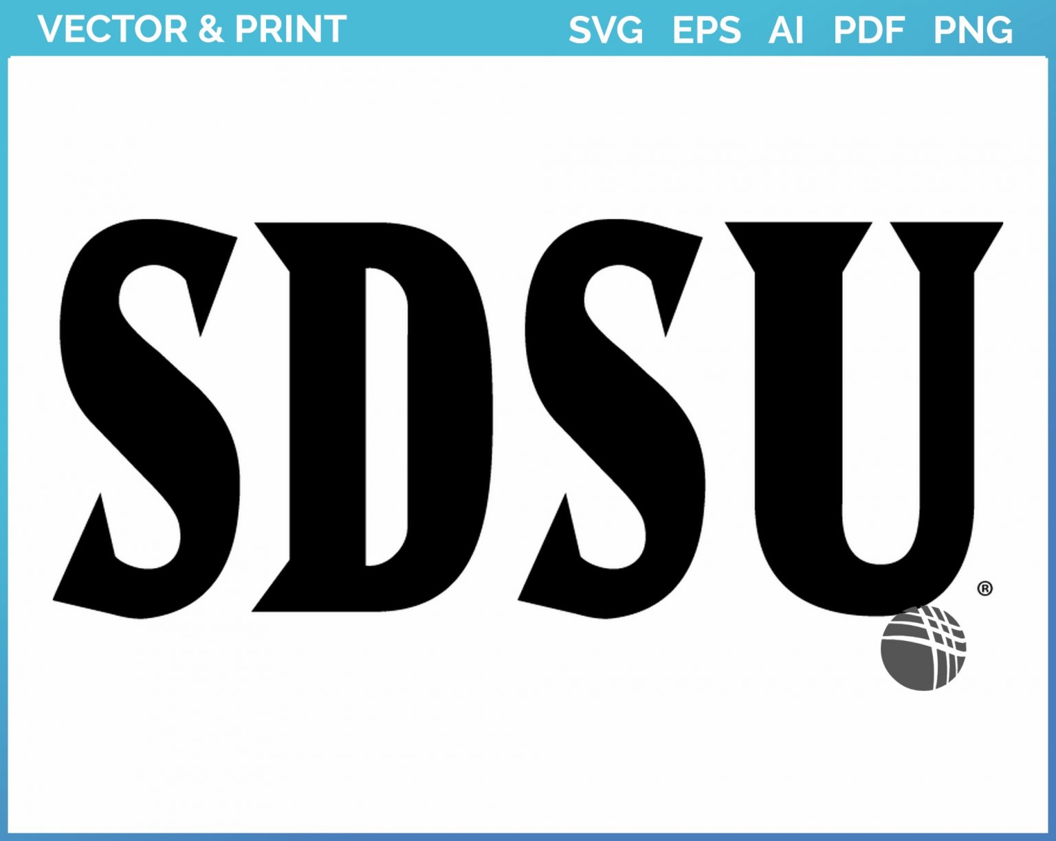 San Diego State Aztecs - Wordmark Logo (2013) - College Sports Vector ...