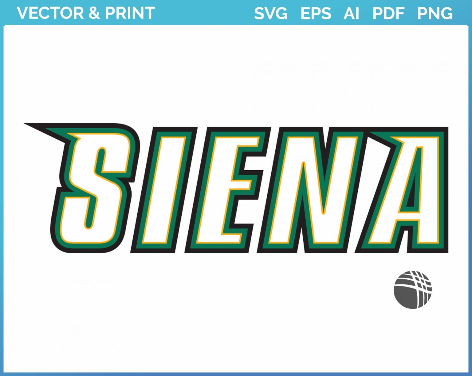 Siena Saints - Wordmark Logo (2001) - College Sports Vector SVG Logo in ...