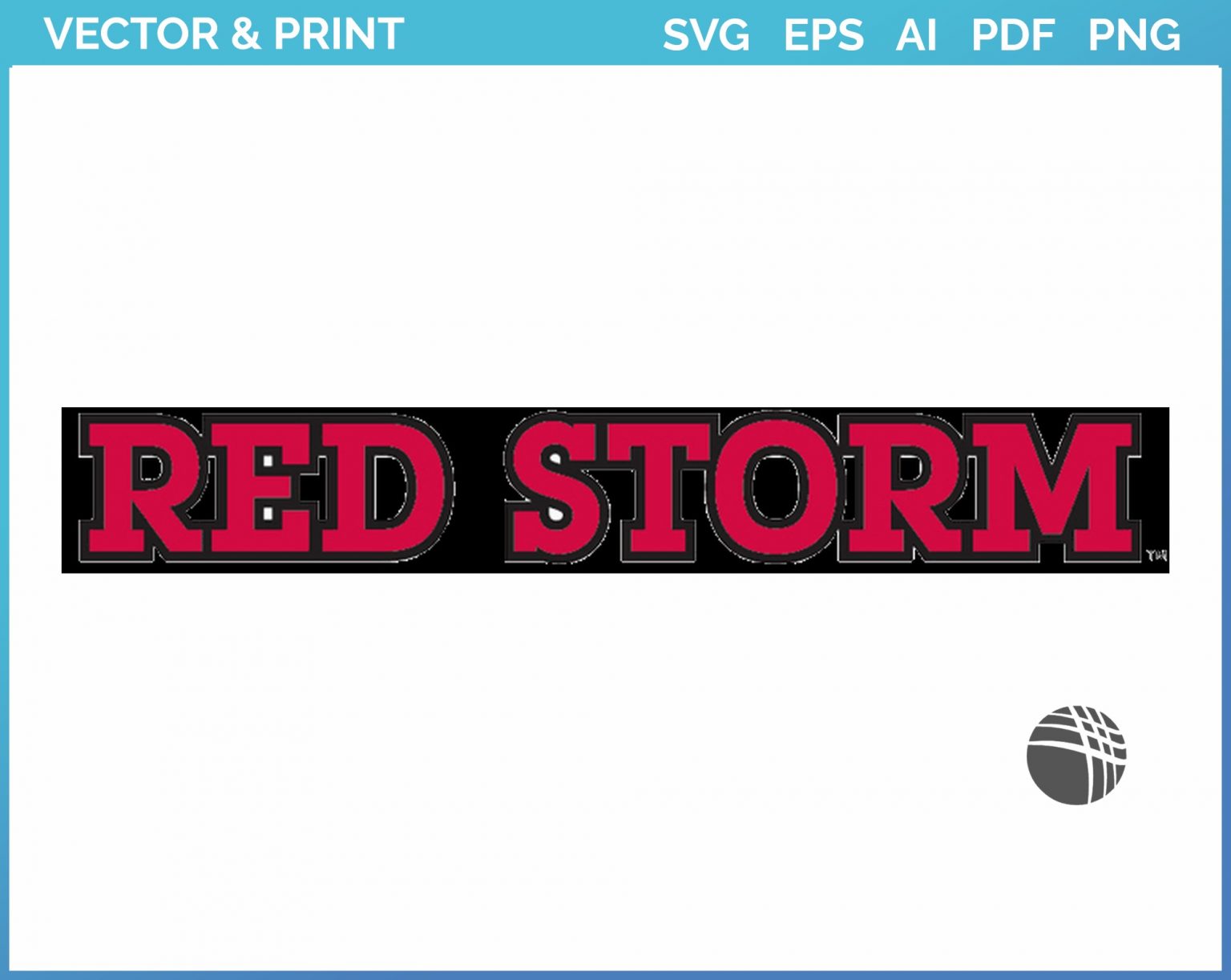 St. Johns Red Storm - Wordmark Logo (2007) - College Sports Vector SVG ...