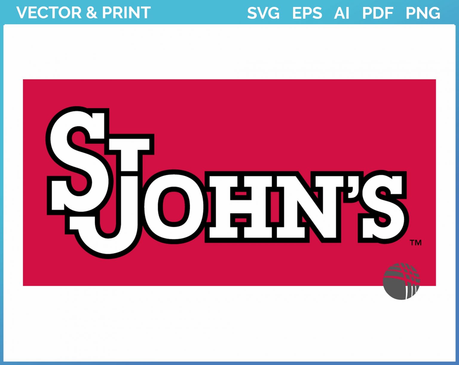 St. Johns Red Storm - Wordmark Logo (2007) - College Sports Vector SVG ...