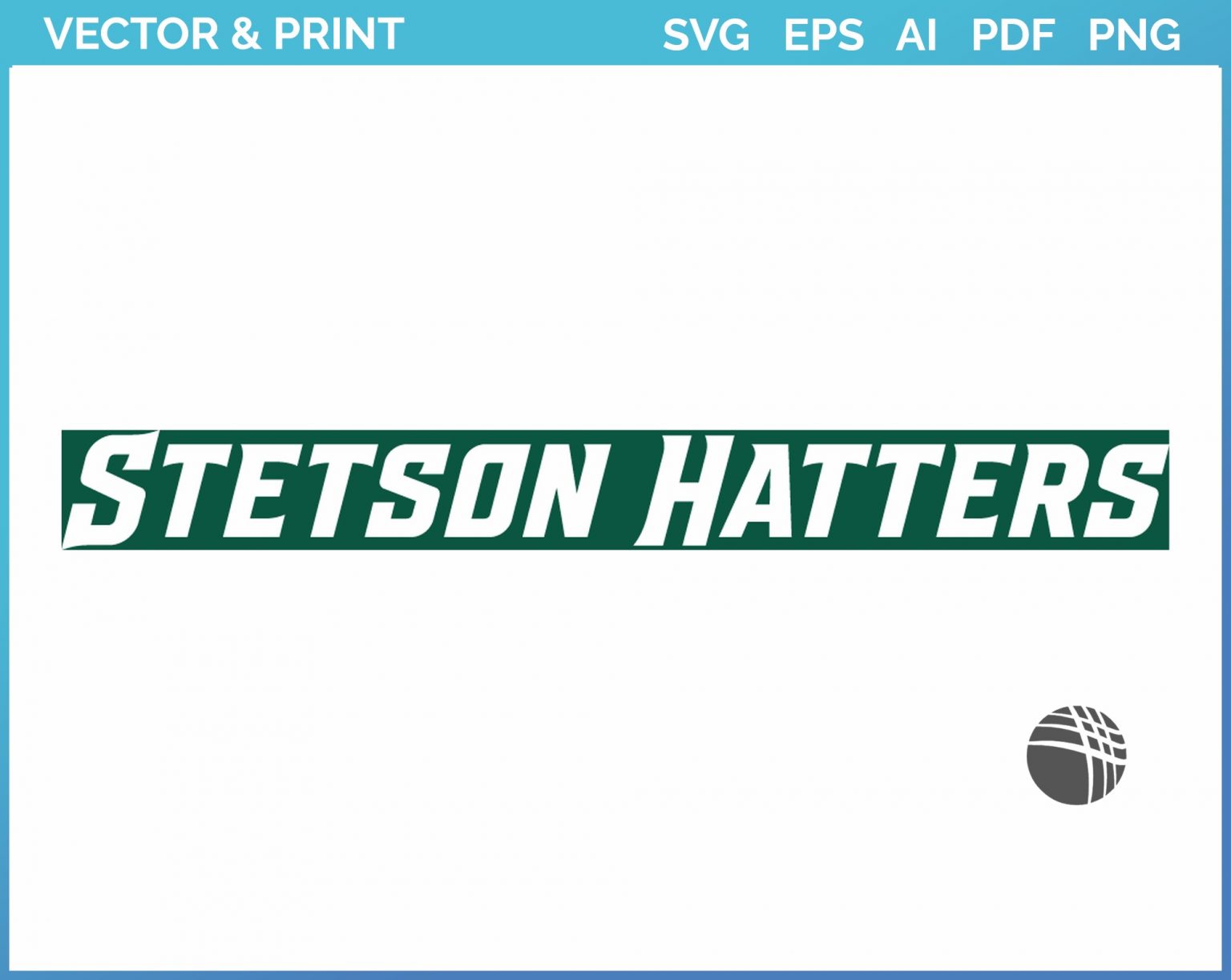 Stetson Hatters - Wordmark Logo (2018) - College Sports Vector SVG Logo ...