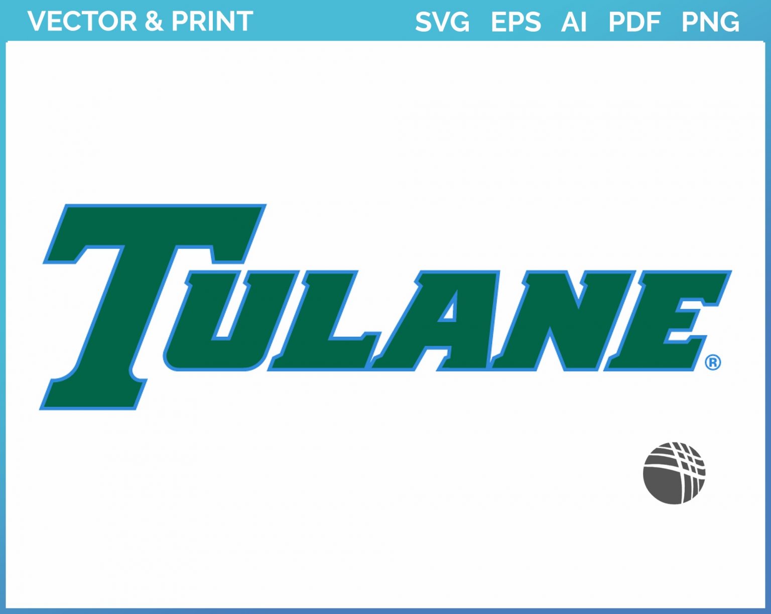 Tulane Green Wave - Wordmark Logo (2017) - College Sports Vector SVG ...