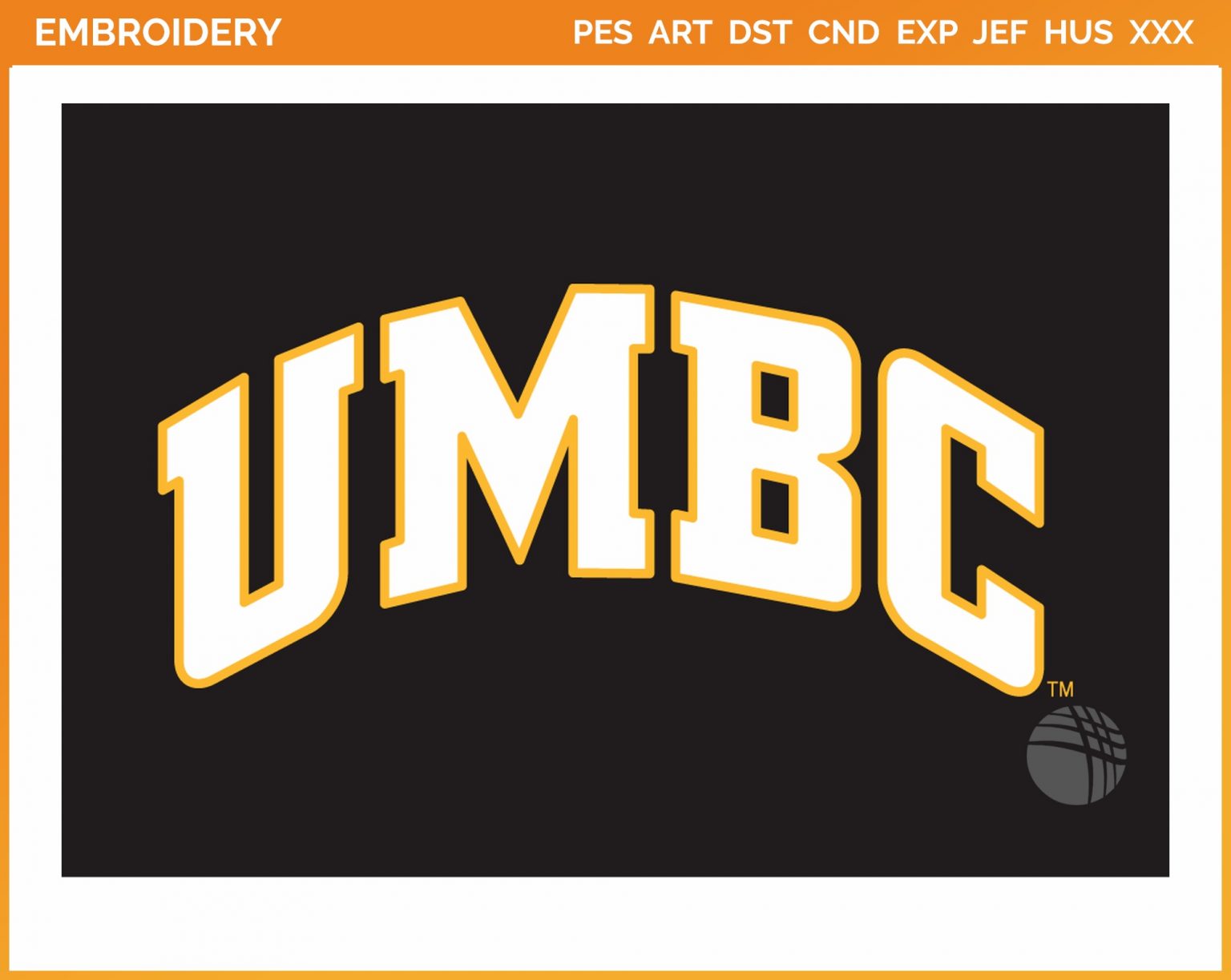 UMBC Retrievers - Wordmark Logo (2010) - College Sports Embroidery Logo ...