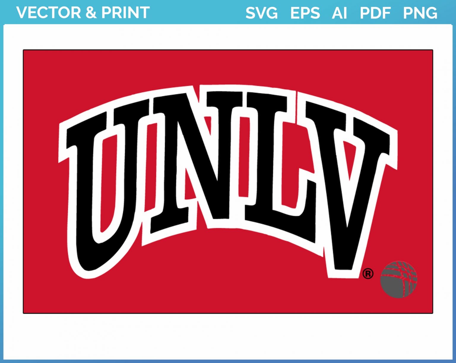 UNLV Rebels - Alt on Dark Logo (2018) - College Sports Vector SVG Logo ...