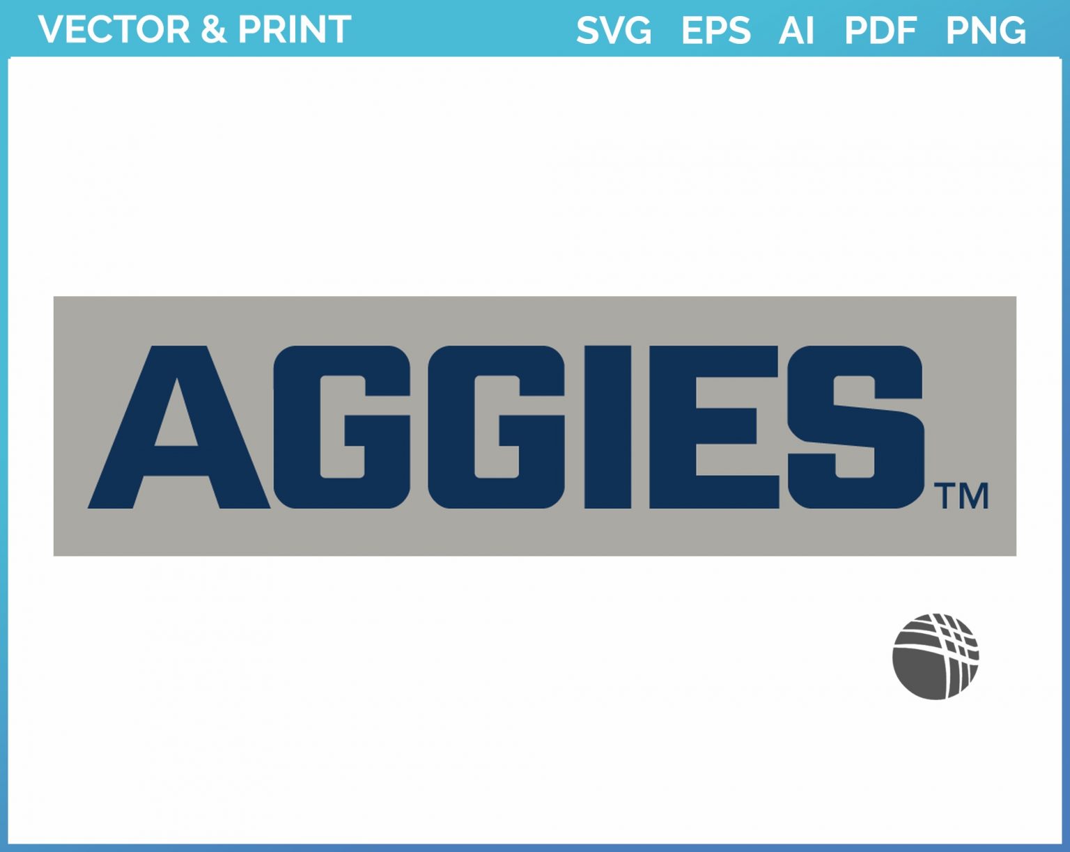 Utah State Aggies - Wordmark Logo (2012) - College Sports Vector SVG ...