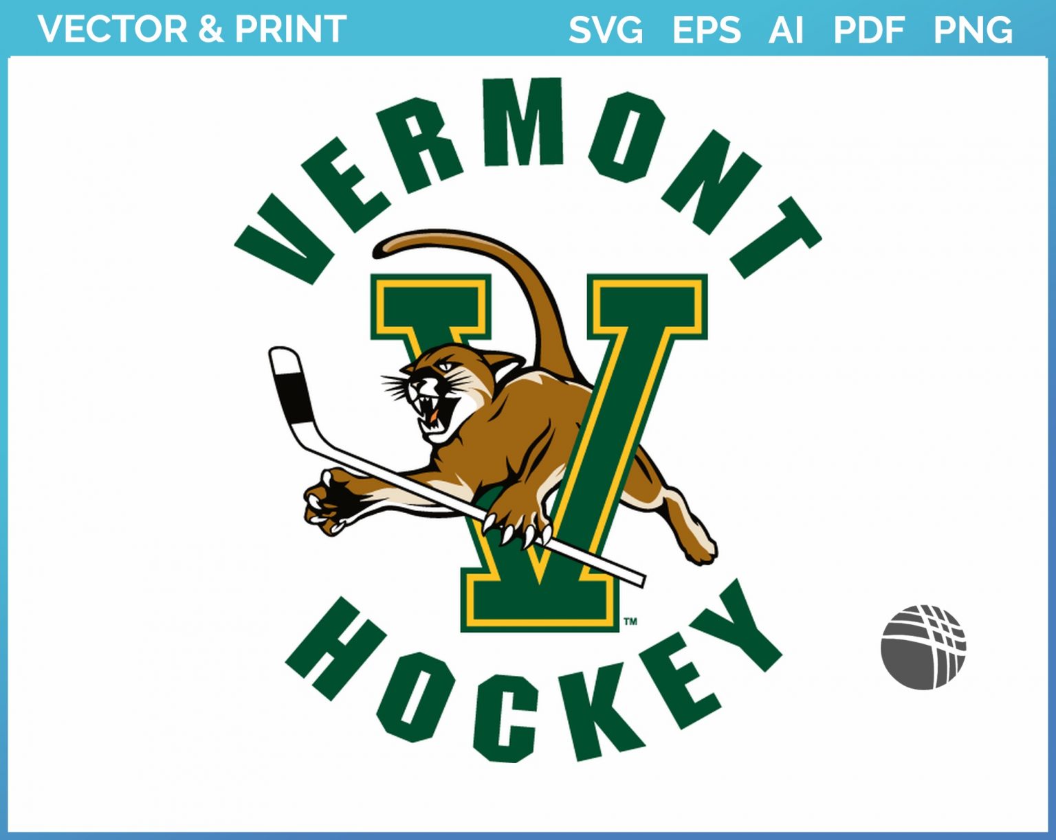 Vermont Catamounts - Misc Logo (1998) - College Sports Vector SVG Logo ...