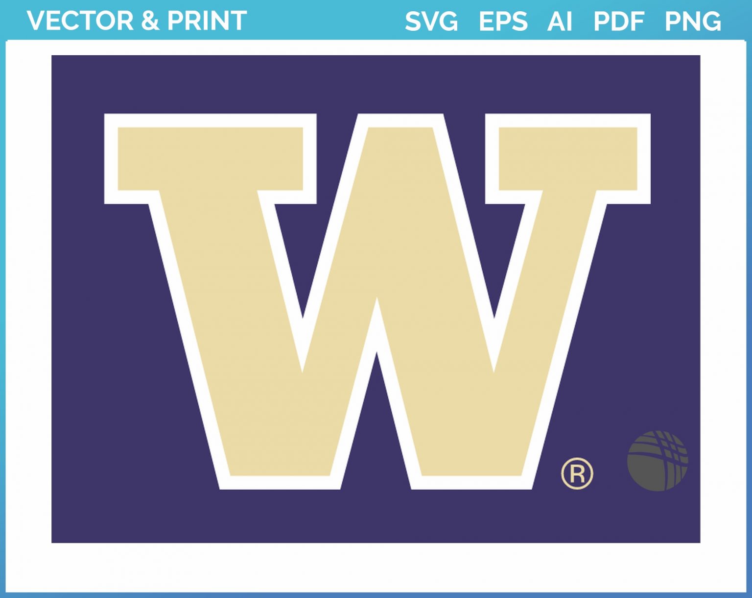 Washington Huskies - Alternate Logo (2001) - College Sports Vector SVG ...