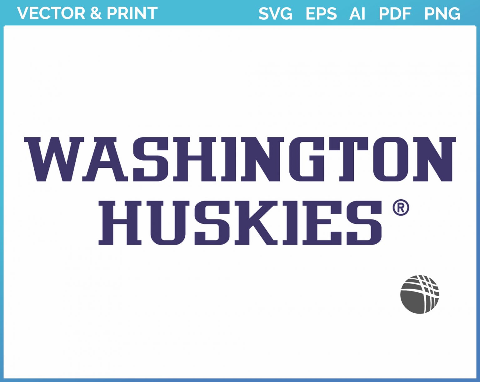 Washington Huskies - Wordmark Logo (2001) - College Sports Vector SVG ...