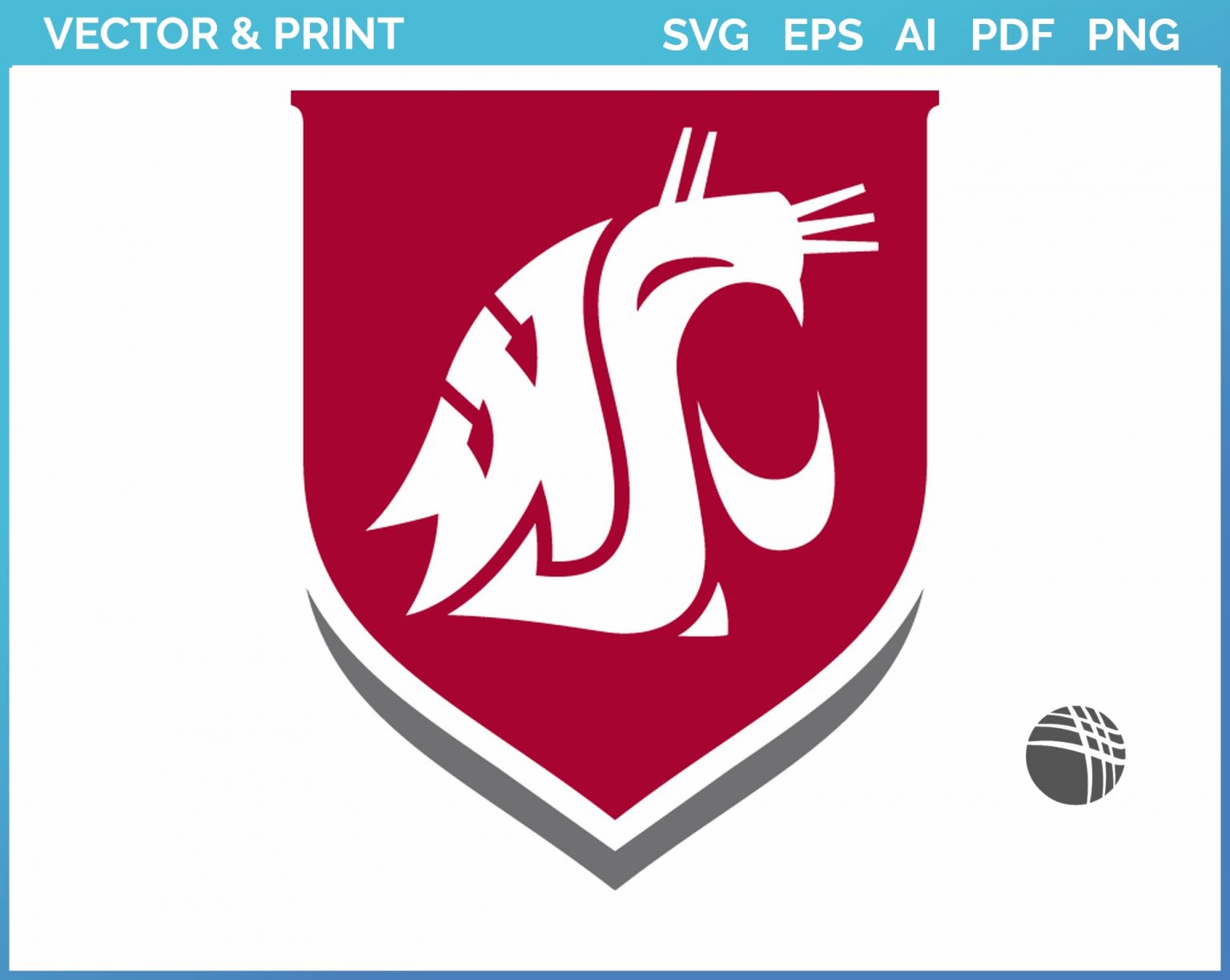 Washington State Cougars - Alternate Logo (1995) - College Sports ...