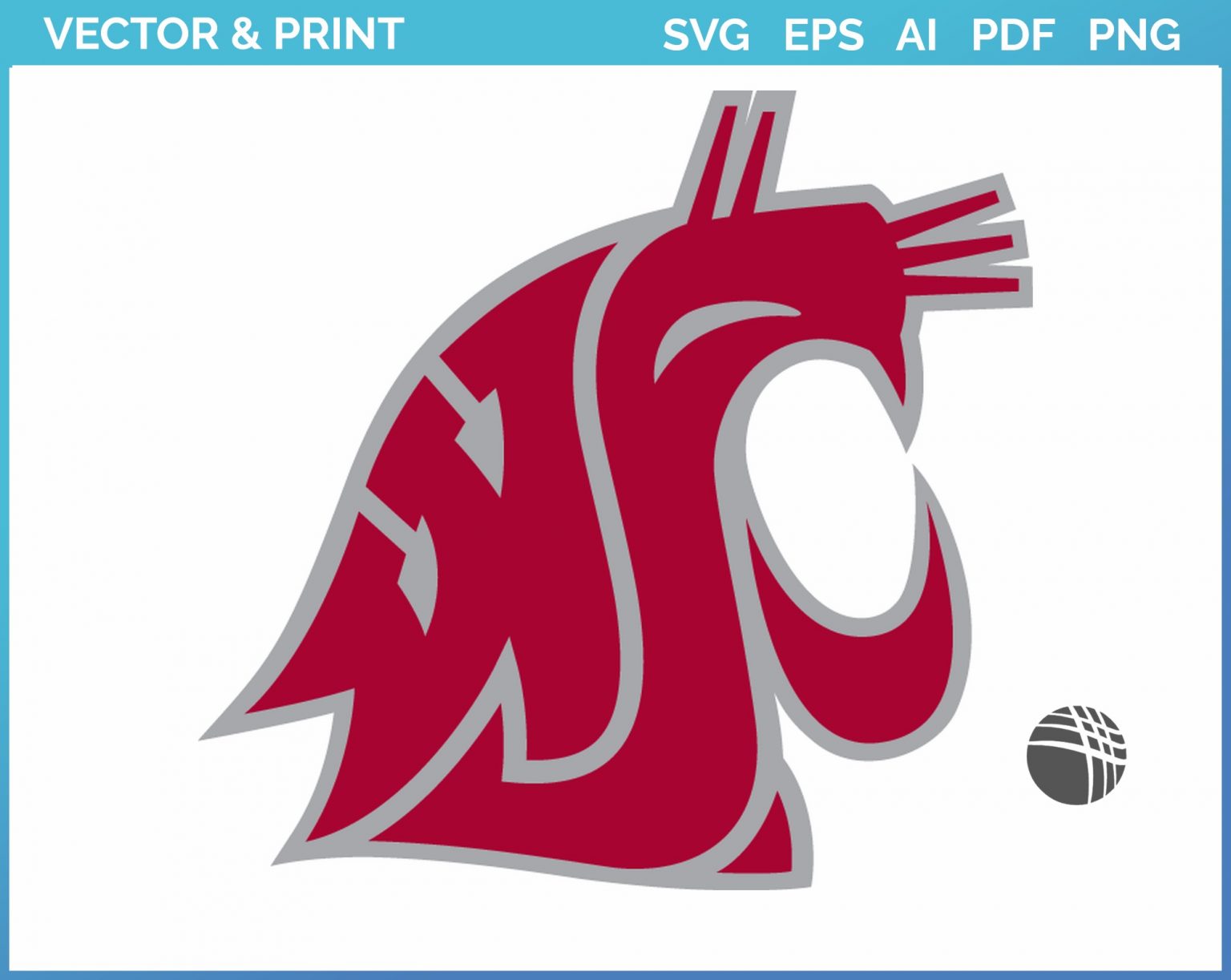 Washington State Cougars - Alternate Logo (1995) - College Sports ...