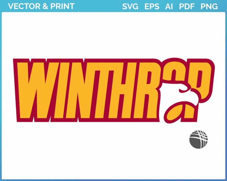 Winthrop Eagles - Wordmark Logo (1995) - College Sports Vector SVG Logo ...