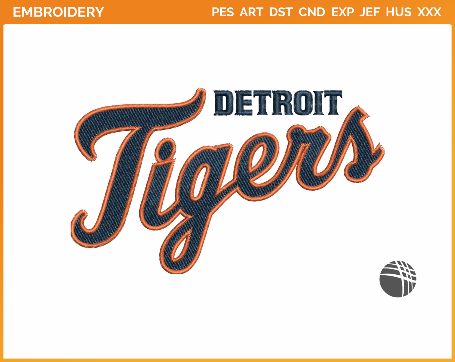 Detroit Tigers - Wordmark Logo (1994) - Baseball Sports Embroidery Logo ...