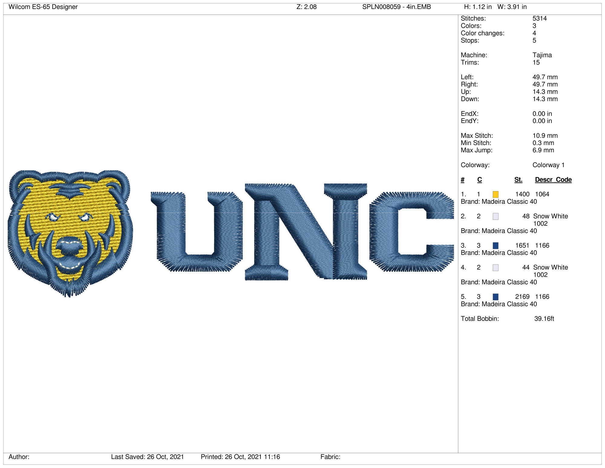 Northern Colorado Bears - Alternate Logo (2015) - College Sports ...