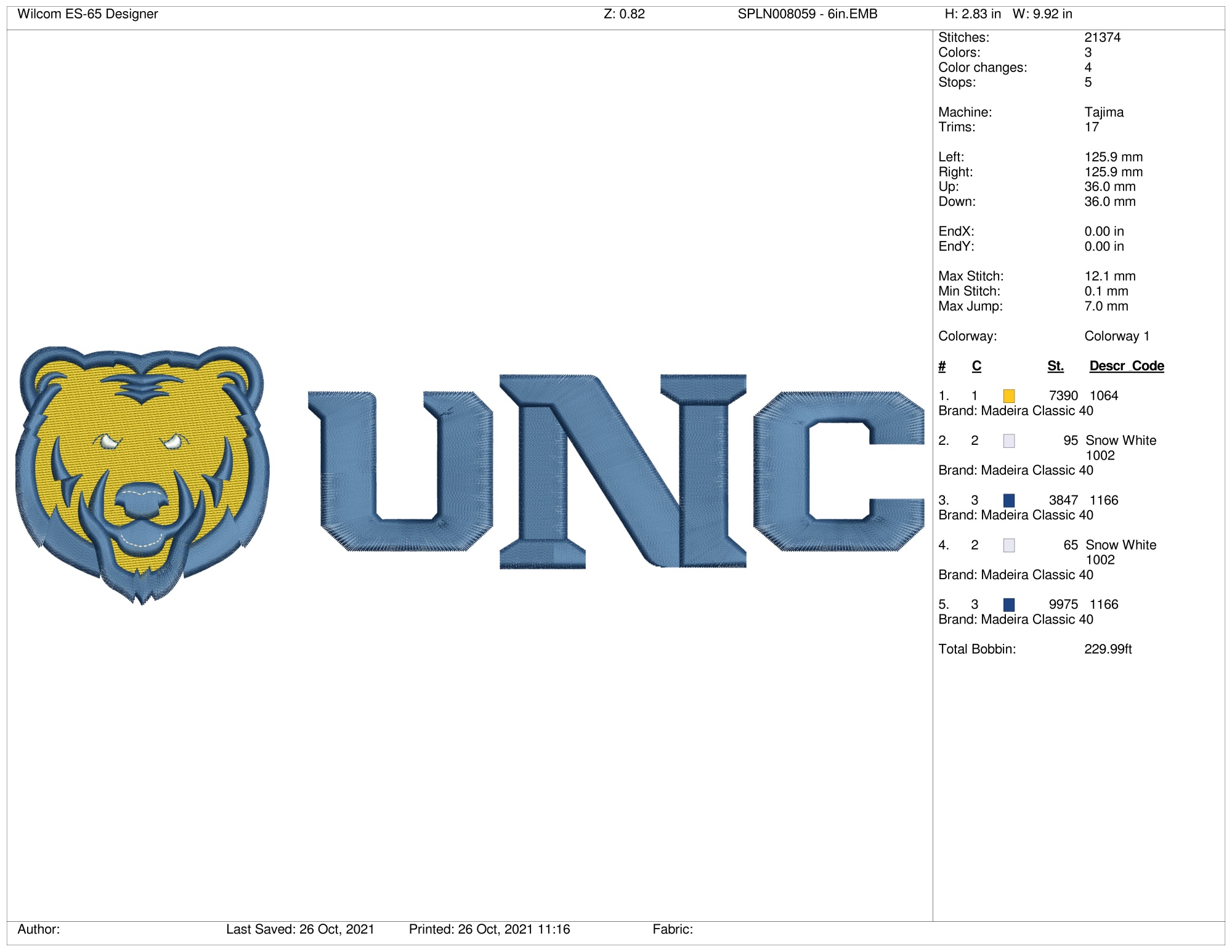 Northern Colorado Bears - Alternate Logo (2015) - College Sports ...